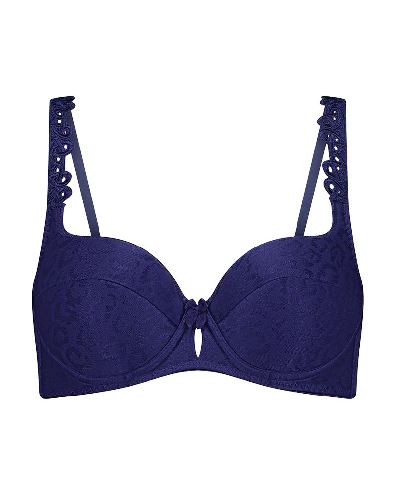 Bendon Damask Contour Bra in Medieval Blue | Bendon Lingerie